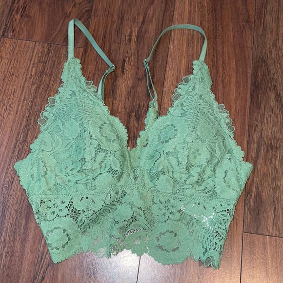 aerie | Intimates & Sleepwear | Green Bralette | Poshmark